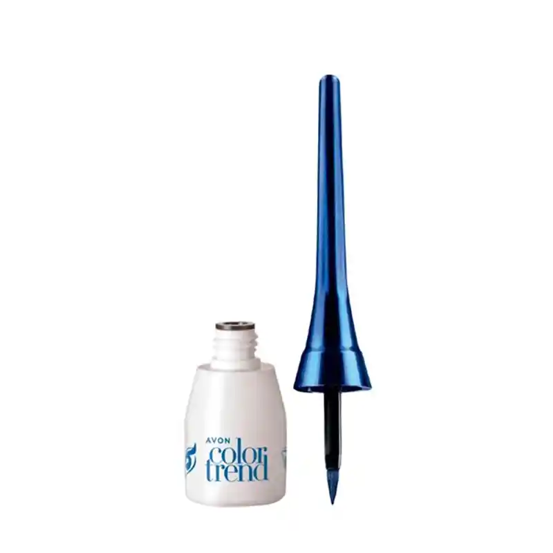 Delineador Líquido Ojos Azul Metalico Color Trend - Tienda Novus