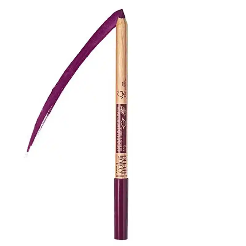 Lapiz Delineador para Ojos y Labios MORADO Color Trend - Tienda Novus