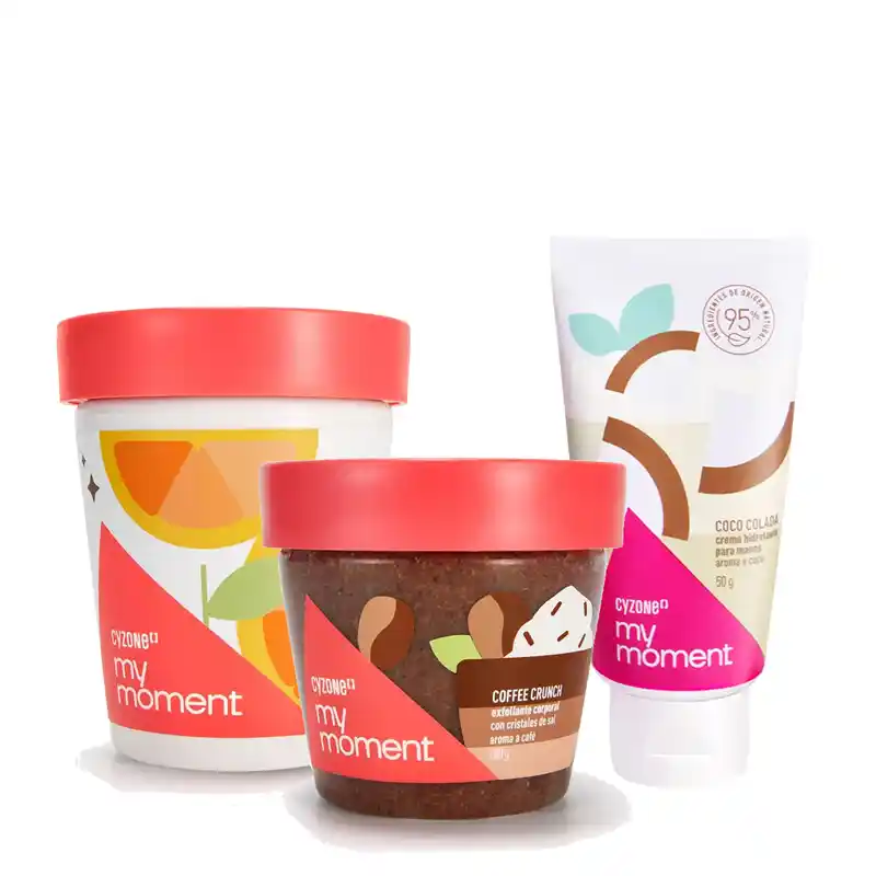 KIT My Moment Hidratante Citrus con Exfoliante Coffee con Crema Manos ...