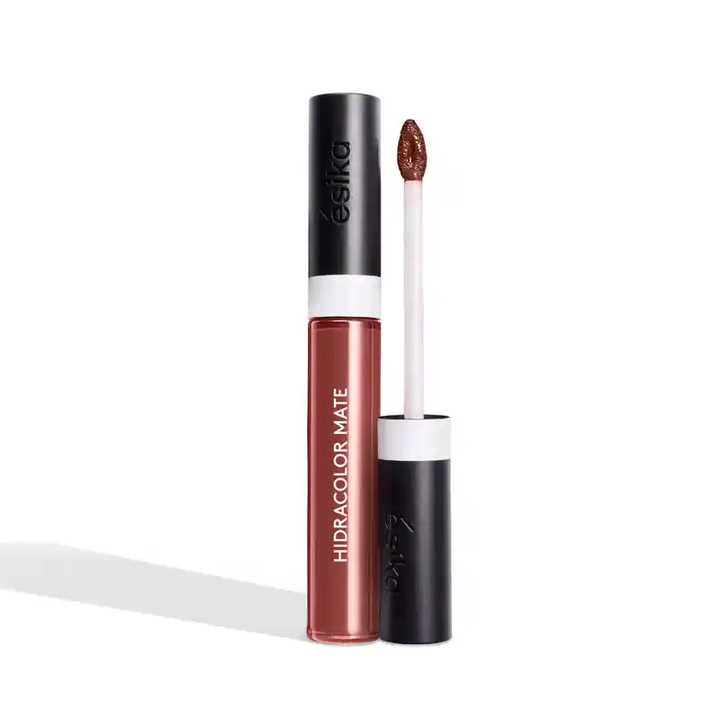 Labial Liquido Hidracolor Mate Nude Cafe Esika PRO - Tienda Novus
