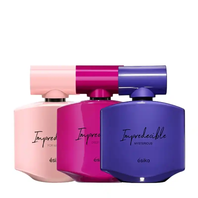 Coleccion Impredecible Clasico, Deep Rose y Mysterious Perfume de Mujer ...
