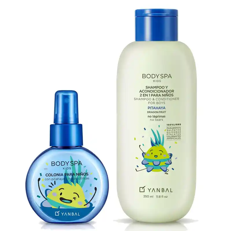 Set Body Spa Kids Niño Shampoo con Colonia para Niños - Tienda Novus